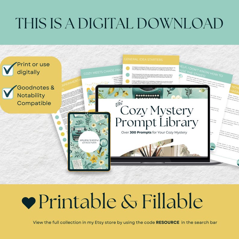 300+ Cozy Mystery Writing Prompts | Creative Writing Prompts Library ...