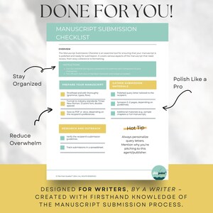Manuscript Submission Checklist - Query & Publishing Guide for Authors ...