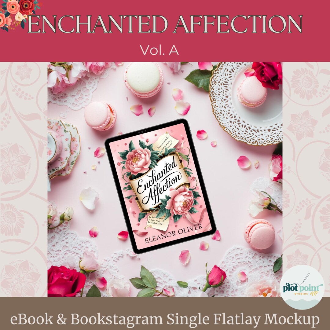 Handwritten Love Letter Book Mockup - Moonlit Fantasy Romance Ebook ...