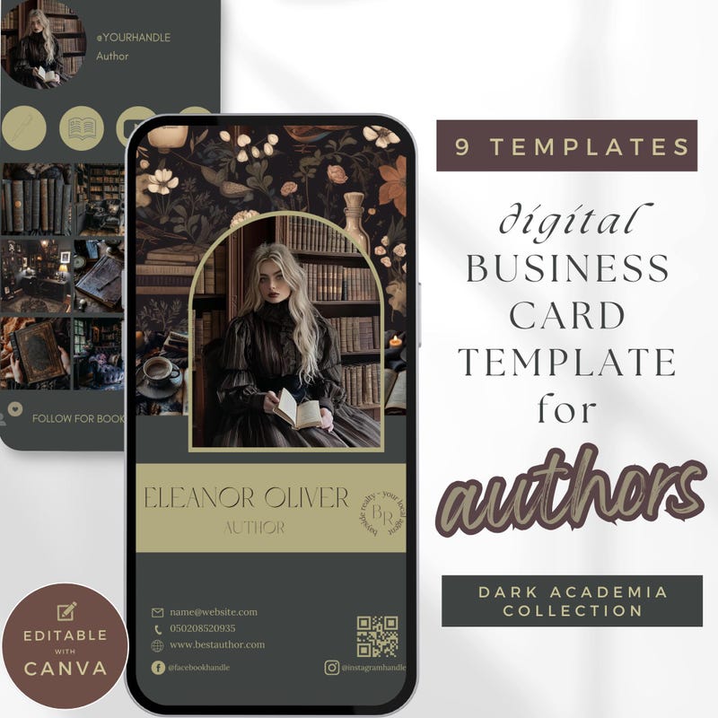 Writer Business Card - Etsy