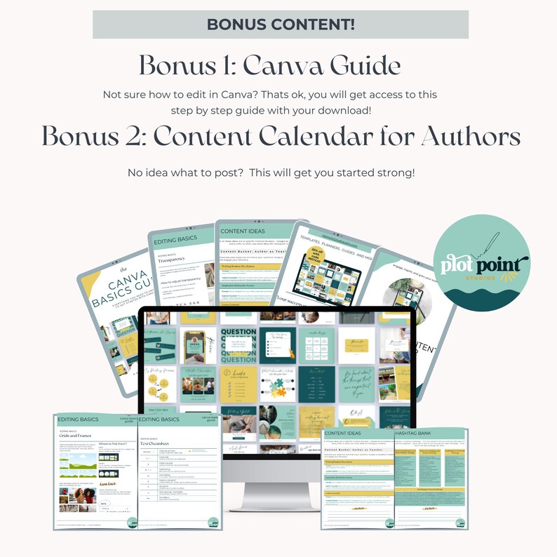 Author One Sheet, Canva Template, Media Kit Template, Author Canva ...