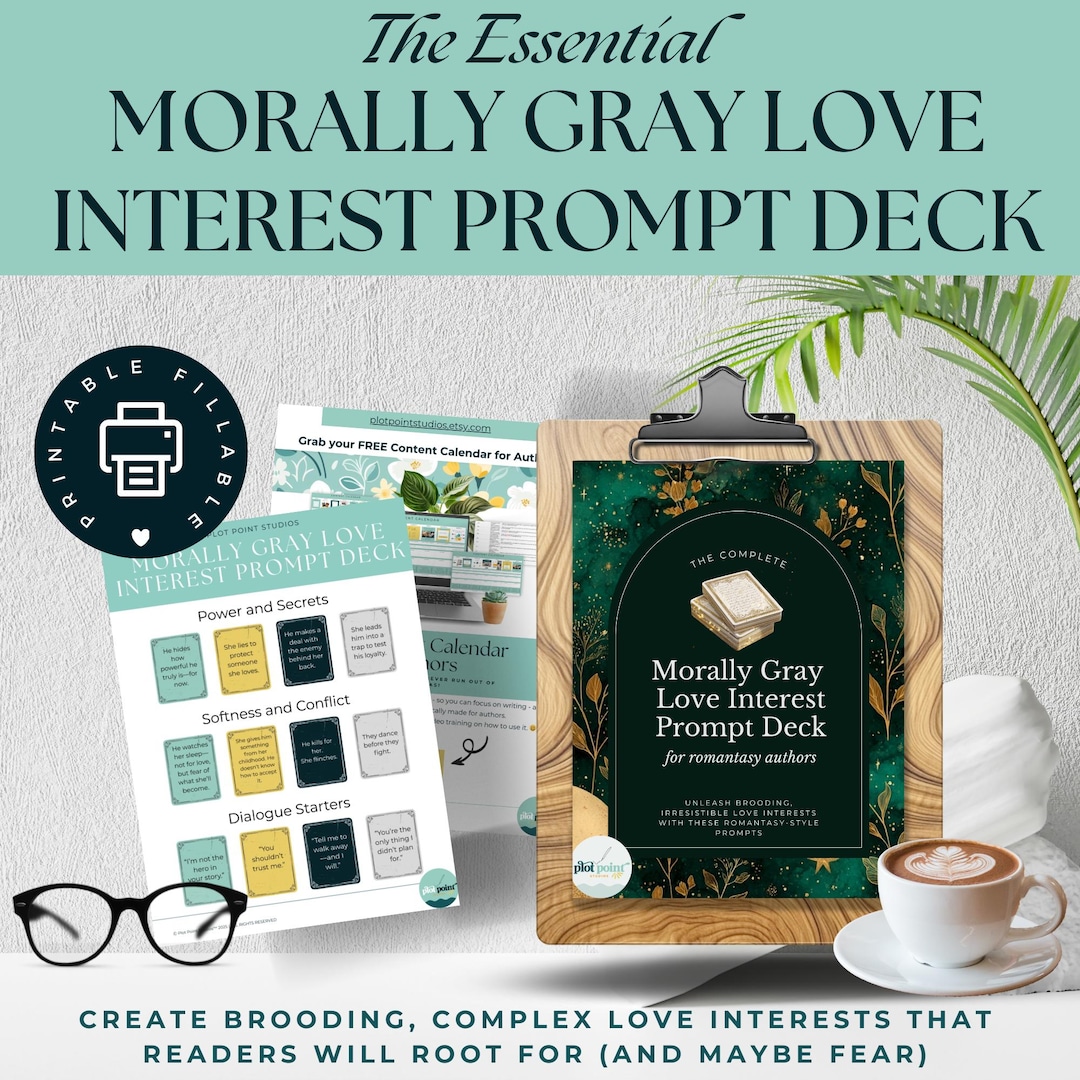 Morally Gray Love, Love Interest Deck, Dark Romance Deck, Character ...