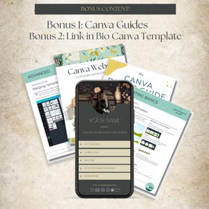 Canva Website Template for Authors - Author Website Template - Moody ...
