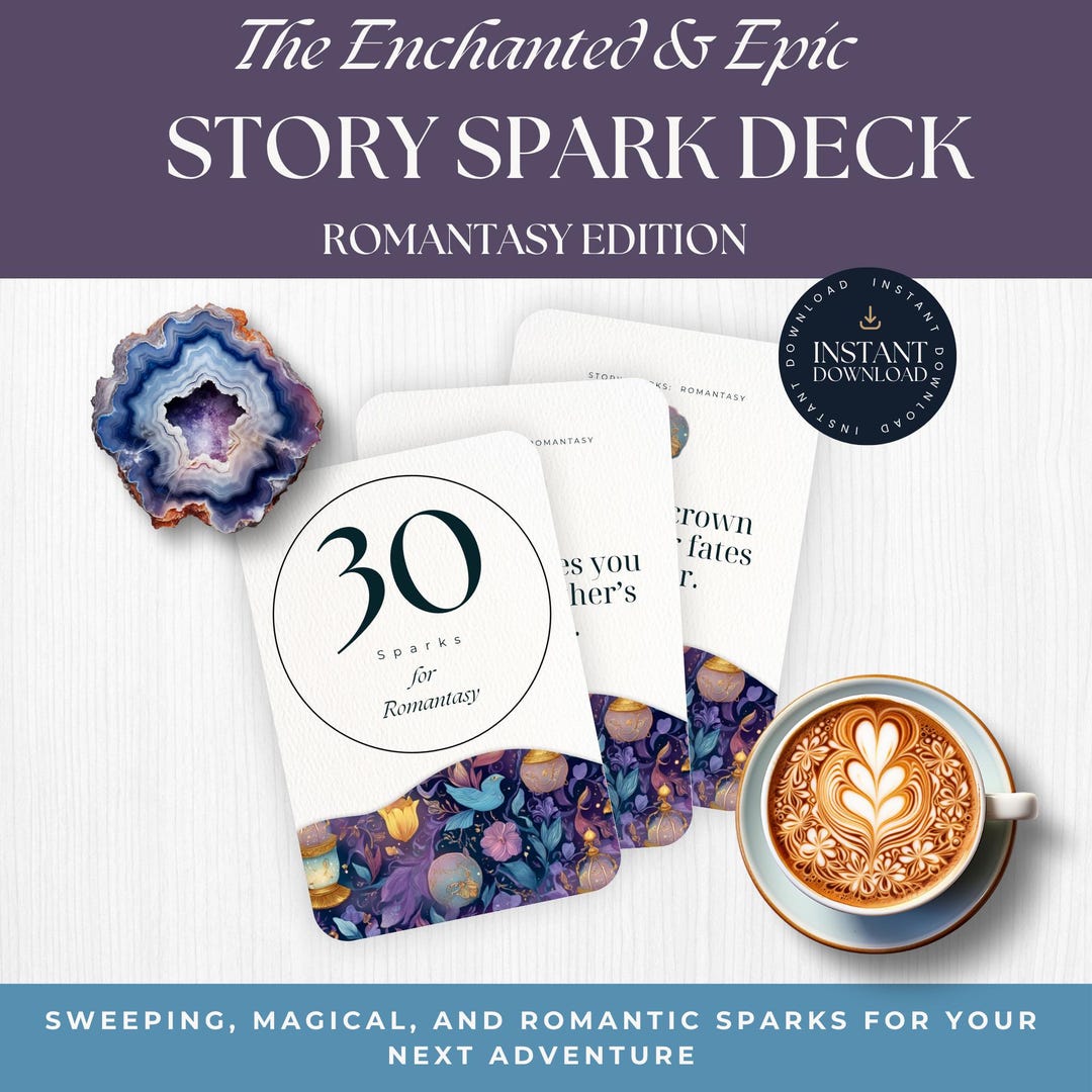 Romantasy Story Starter Cards - Dark Fantasy & Romance Prompts - Etsy