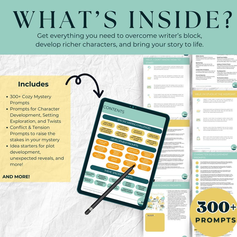 300+ Cozy Mystery Writing Prompts | Creative Writing Prompts Library ...