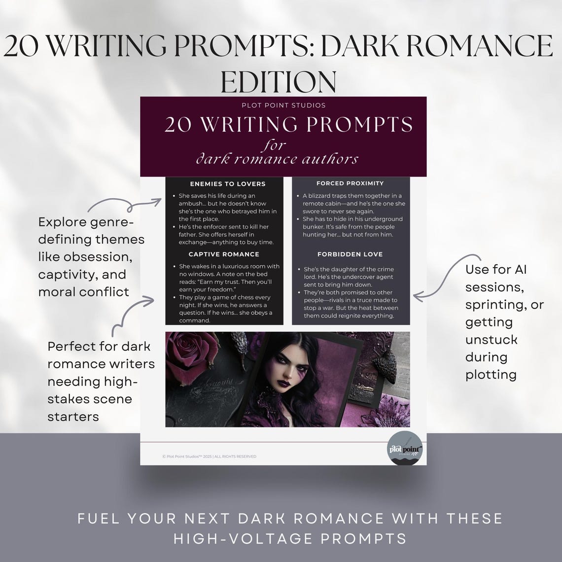 Writing Prompts, Dark Romance, Forbidden Love, Morally Gray Scenarios ...
