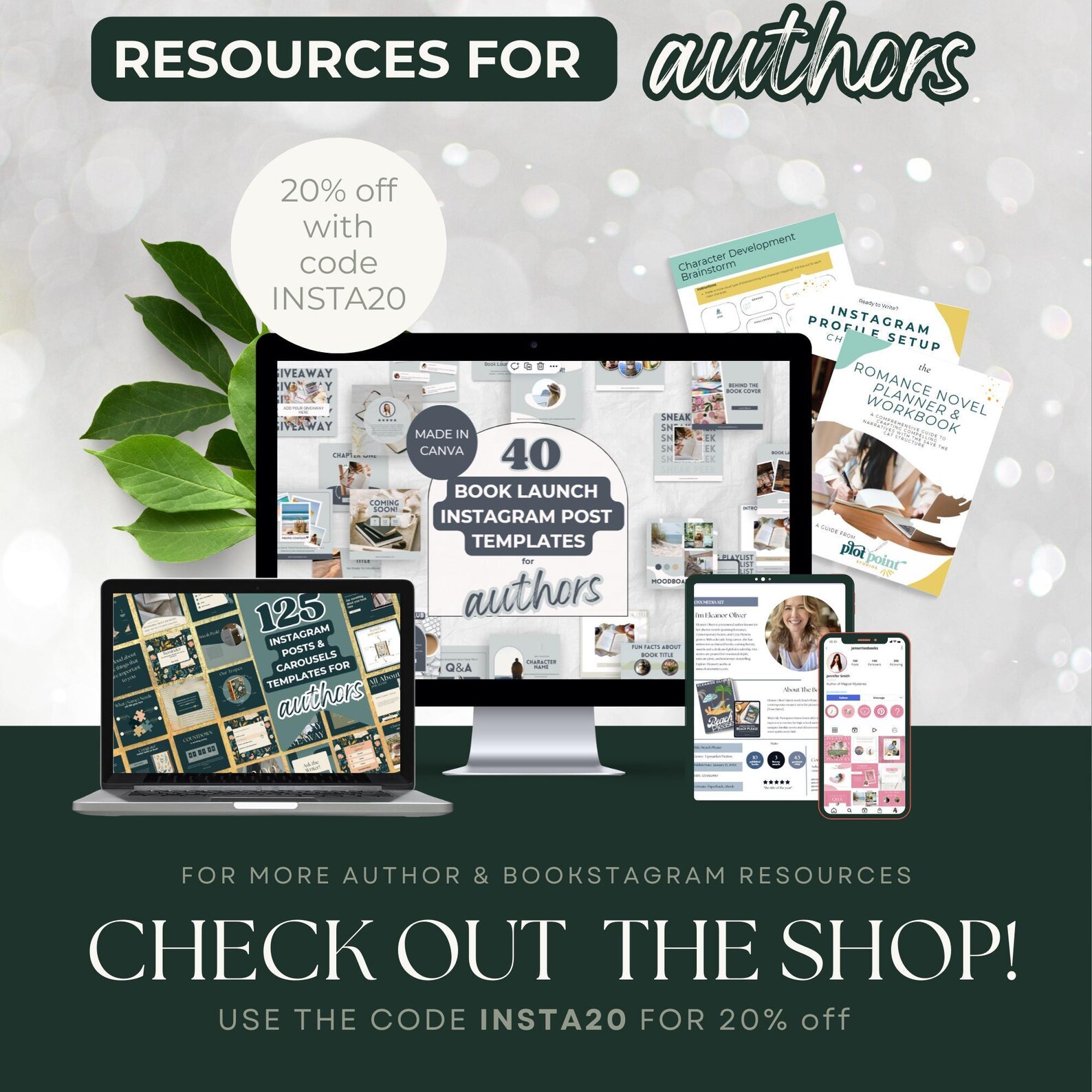 Book Instagram Highlights, Author Christmas Social Media Posts ...