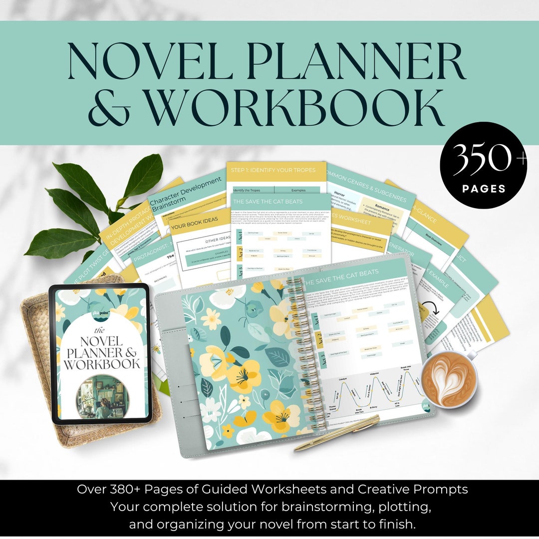 Novel Writing Printable - Novel Writing Planner - Printable Workbook ...