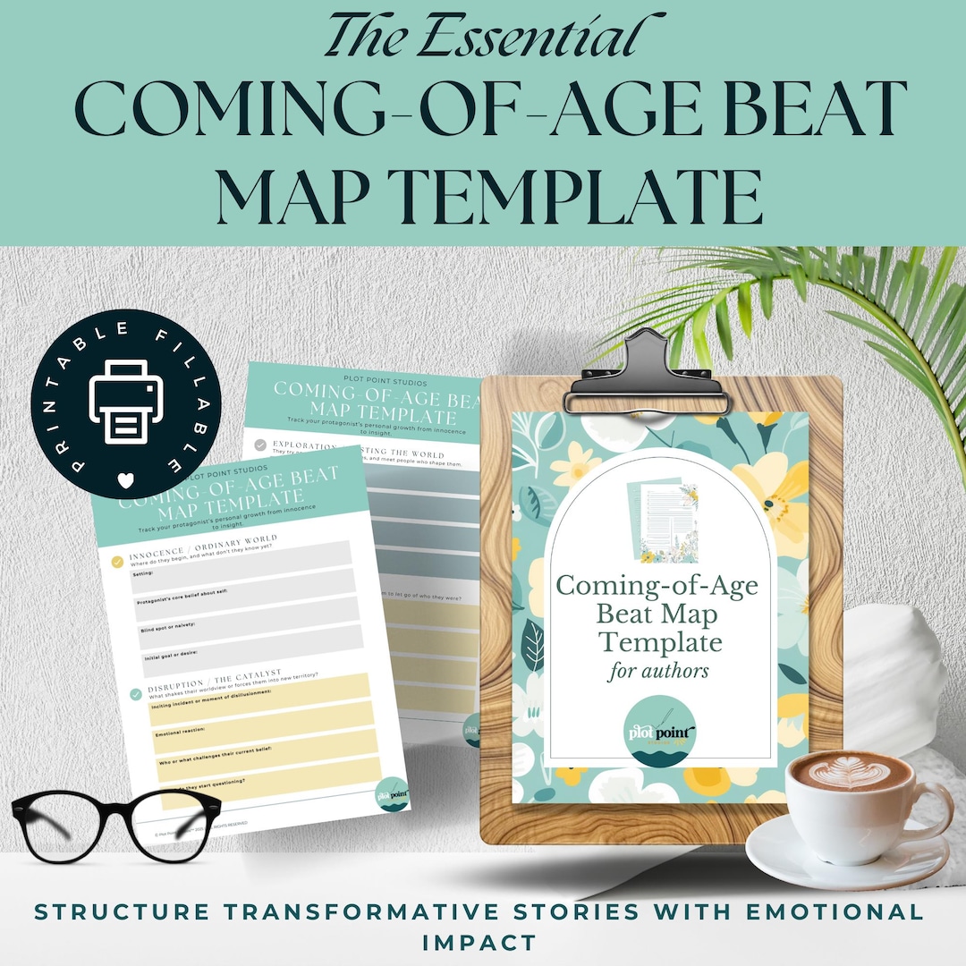 Coming of Age, Beat Map Template, Character Arcs, Guided Story Outline ...