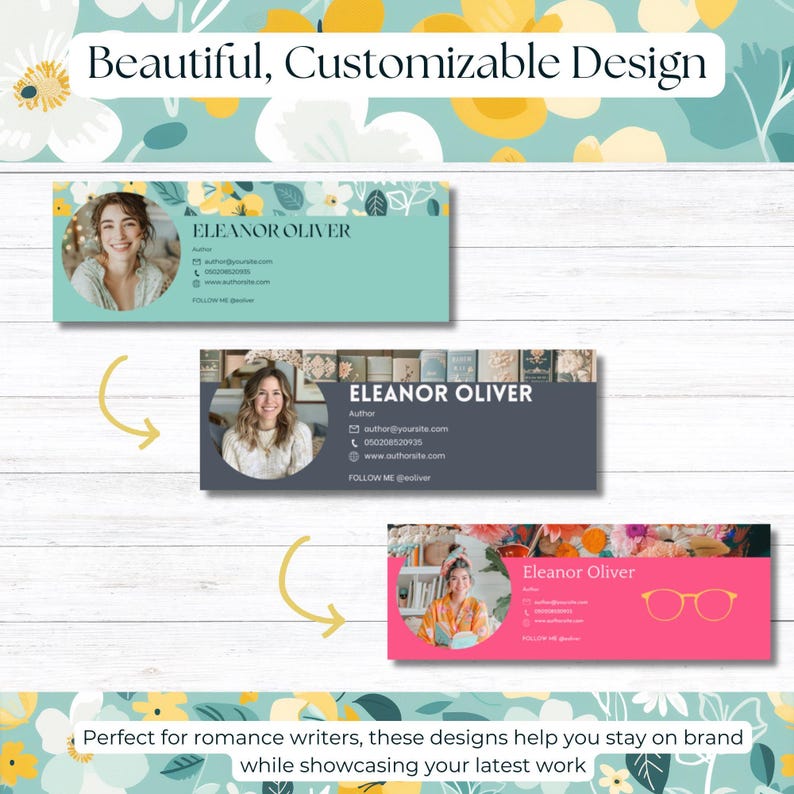 Customizable Email Signature Templates | Canva Gmail Signature ...