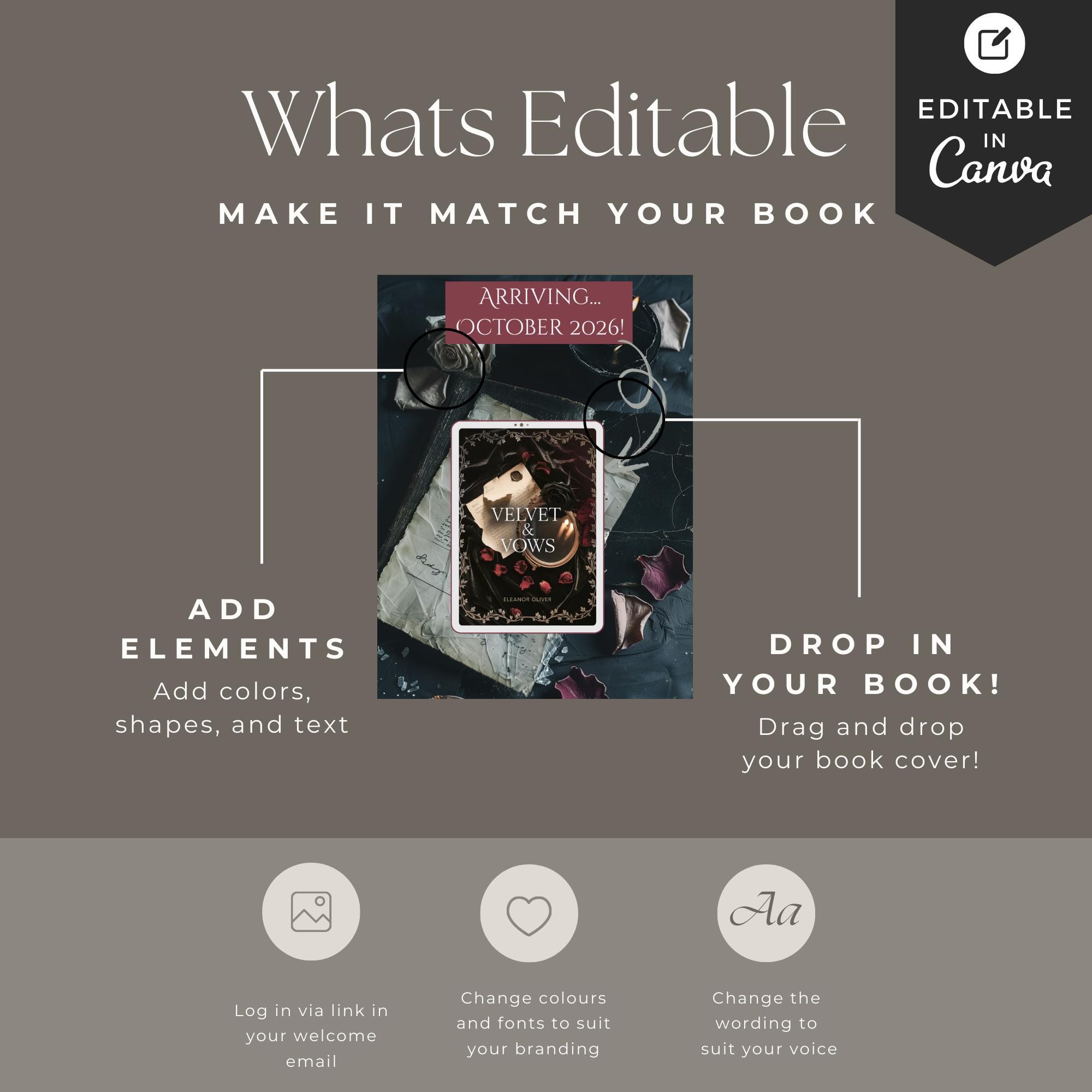 Velvet & Vows Dark Romance Flatlay Collection | Gothic Bookstagram ...