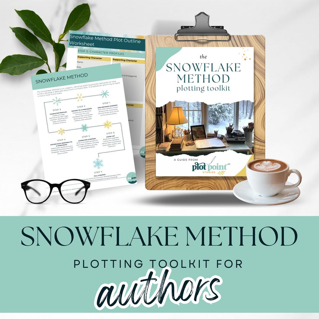 Goodnotes Novel Writing Template, Snowflake Method Plotting Toolkit ...