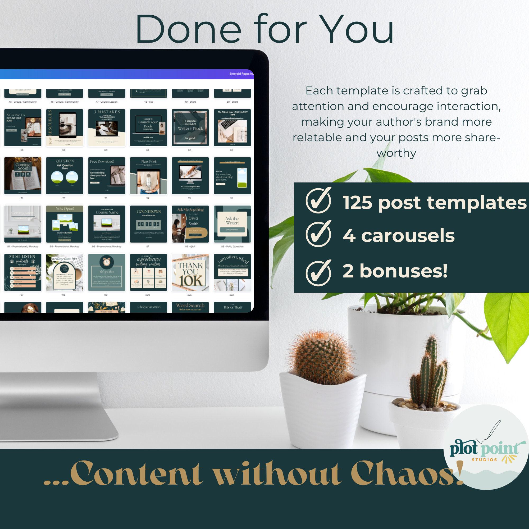Green Gold, Book Launch, Instagram Posts, Canva Template, Writers ...