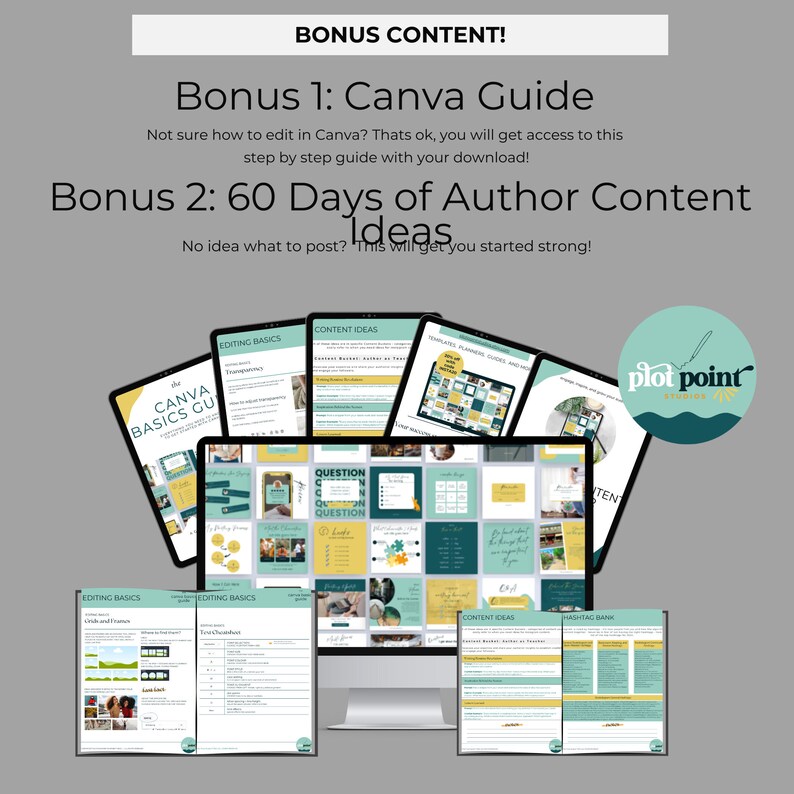 Social Media Templates for Authors, Instagram for Authors, Author ...