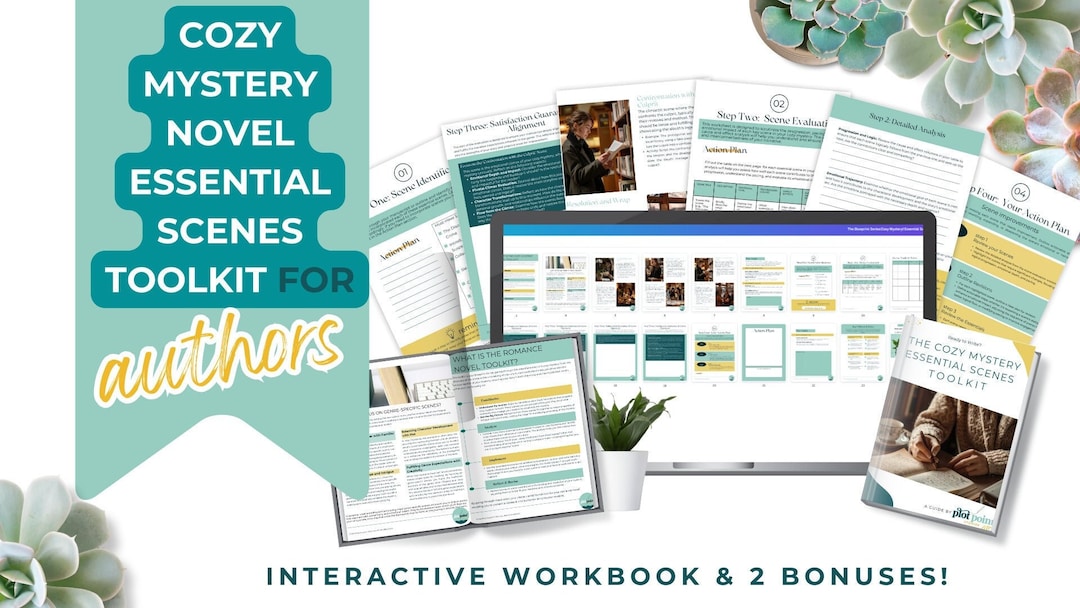 Cozy Mystery Workbook | Writing Planner | Novel Plotting | | Digital or ...