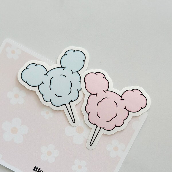 Disneyland Cotton Candy Stickers - Etsy