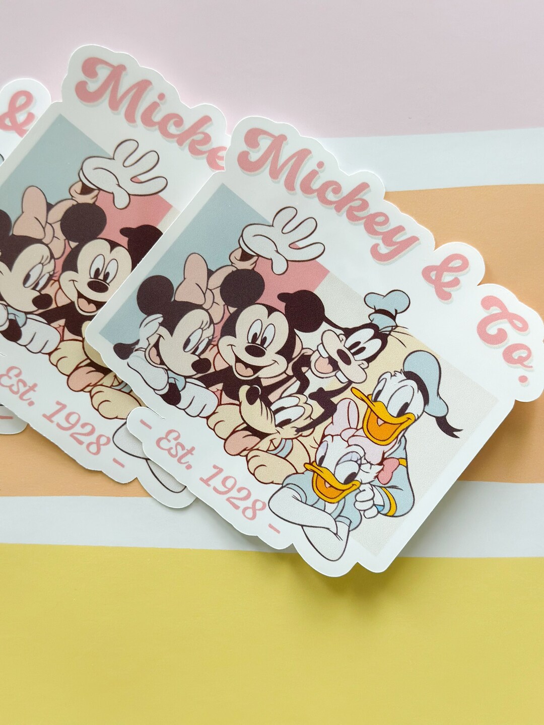 Fab 5 Pals Pastel Sticker Mouse Friends Sticker Waterproof Stickers ...