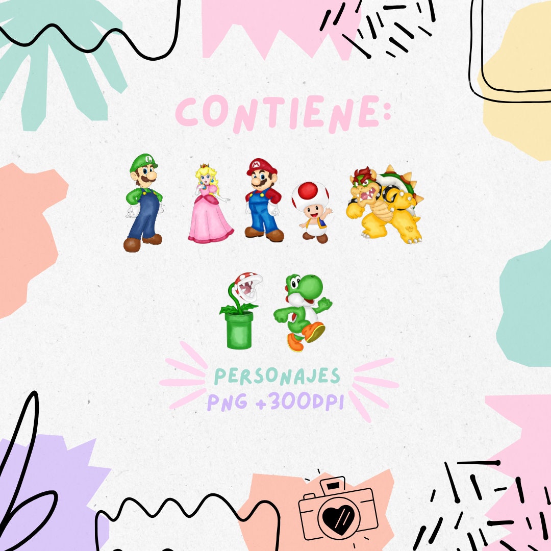 Fondos Digitales Mario Bross (Fondos y personajes +300 dpi ) por ...