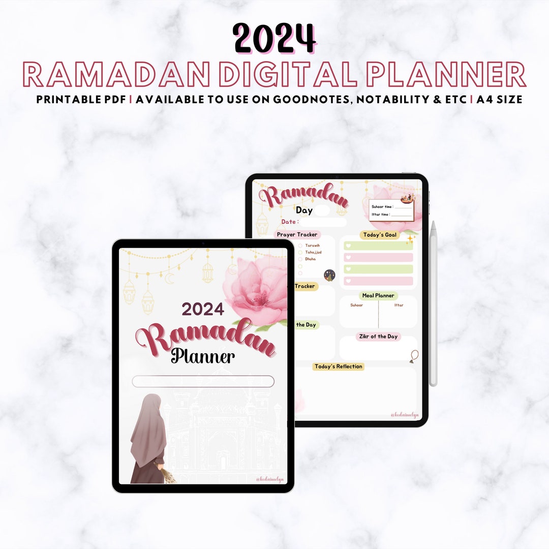 Printable Ramadan Planner 2024 Printable Daily Organizer for a Blessed ...