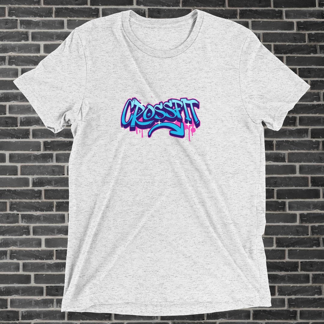 Crossfit Graffiti Crossfit Gym Workout T-shirt - Etsy