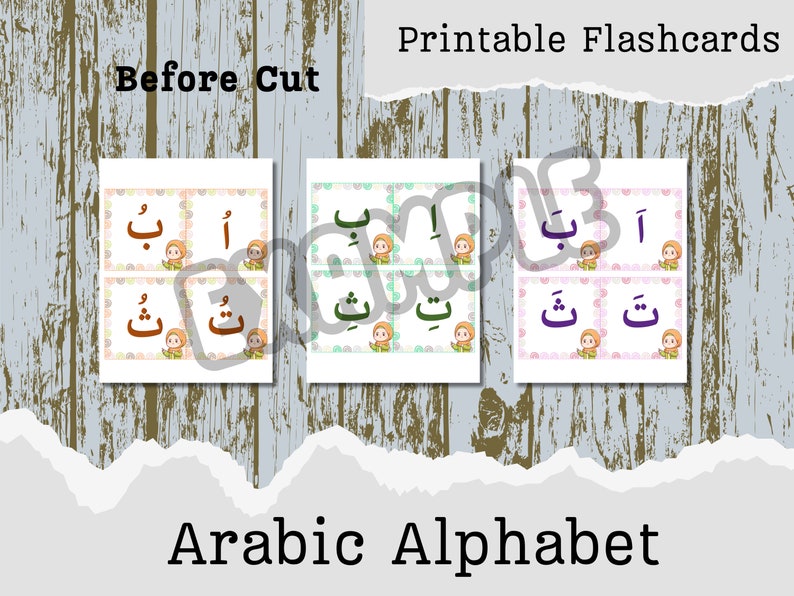 Fathah, Kasroh, Dhommah Flashcards, Arabic Letter, Hijaiyah, Arabic ...