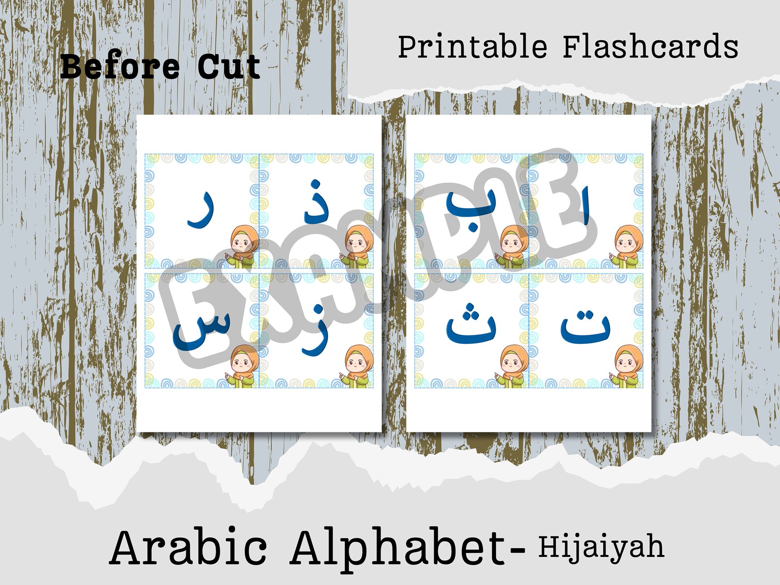 Arabic Alphabet Flashcards, Arabic Letters Flashcards, Arabic Learning ...