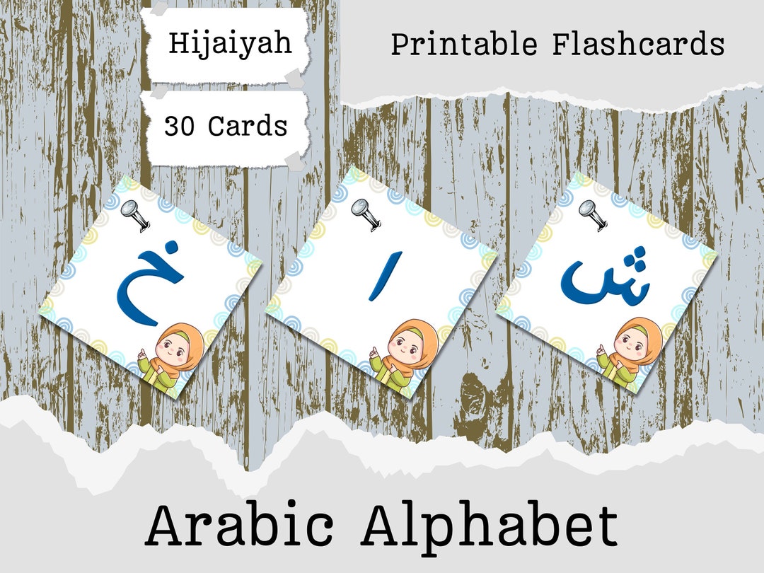 Arabic Alphabet Flashcards, Arabic Letters Flashcards, Arabic Learning ...