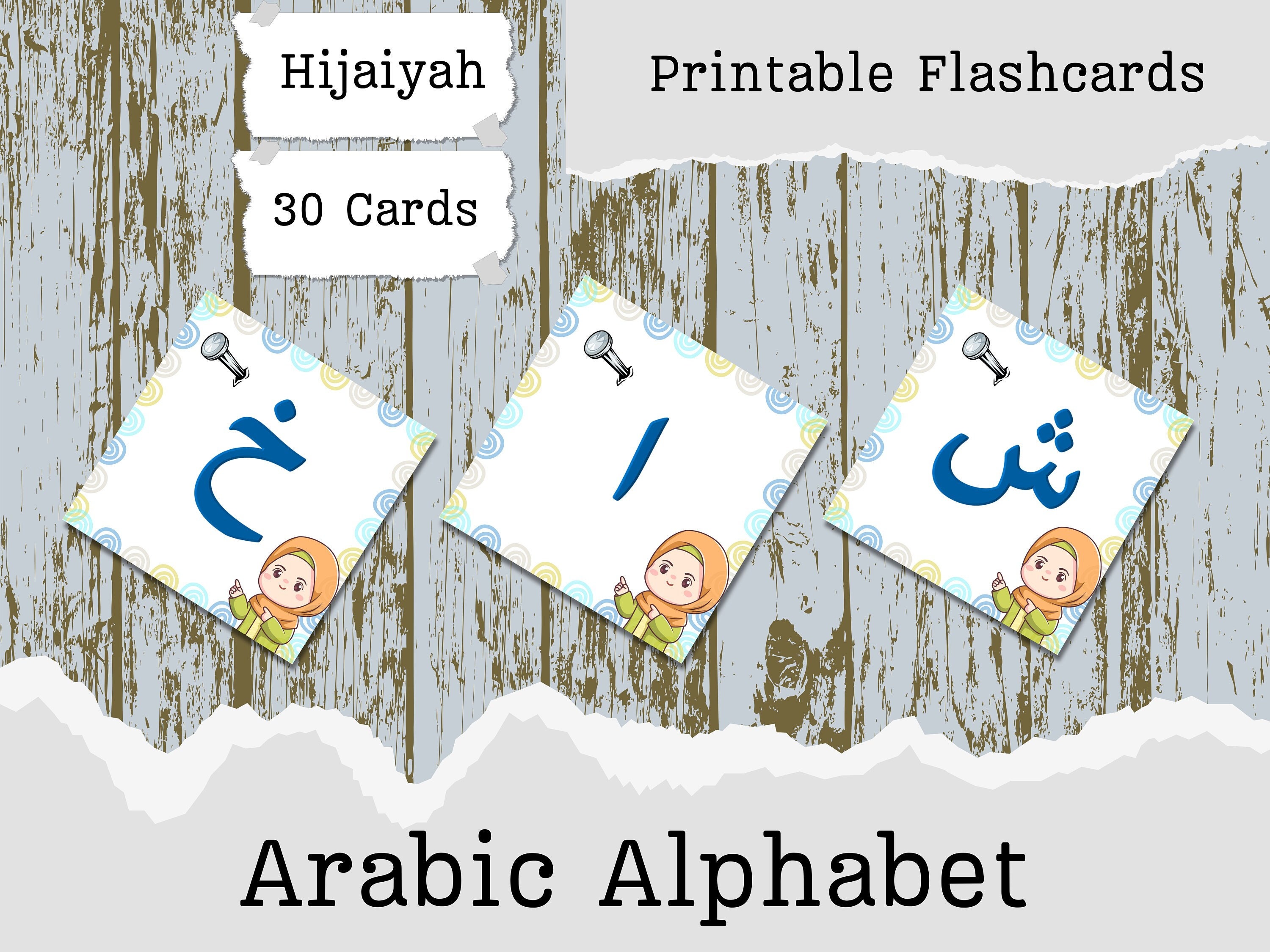 Arabic Alphabet Flashcards, Arabic Letters Flashcards, Arabic Learning ...
