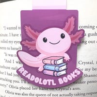 Set of 6 Kawaii Axolotl Printable Bookmarks Plus 3 Bookmarks Bonus ...
