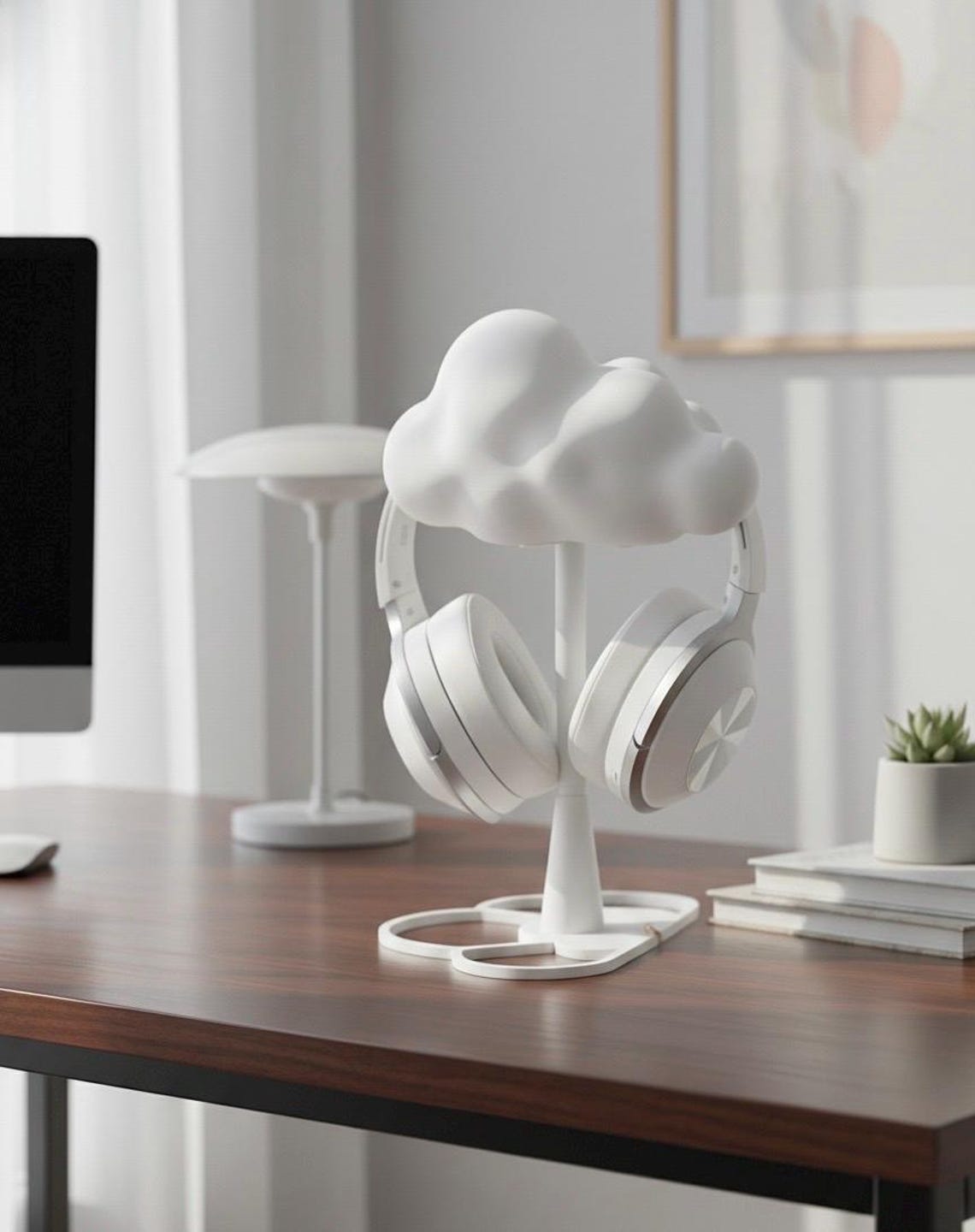 Cloud Headphone Stand - Cute Gaming Accessories - Kawaii Gamer Girl ...