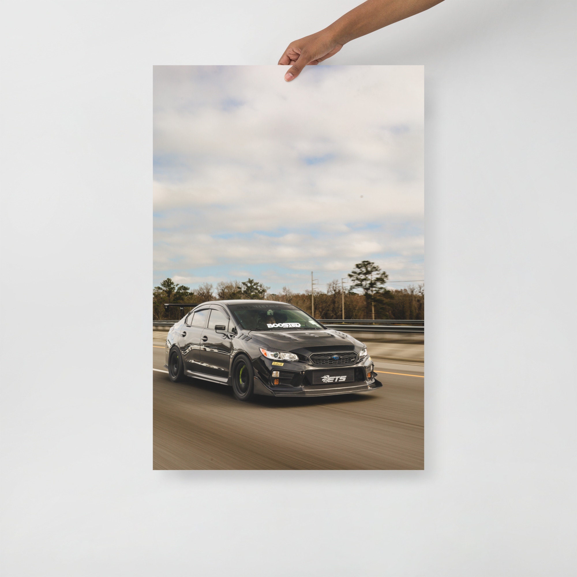 Black Subaru WRX Poster - Etsy