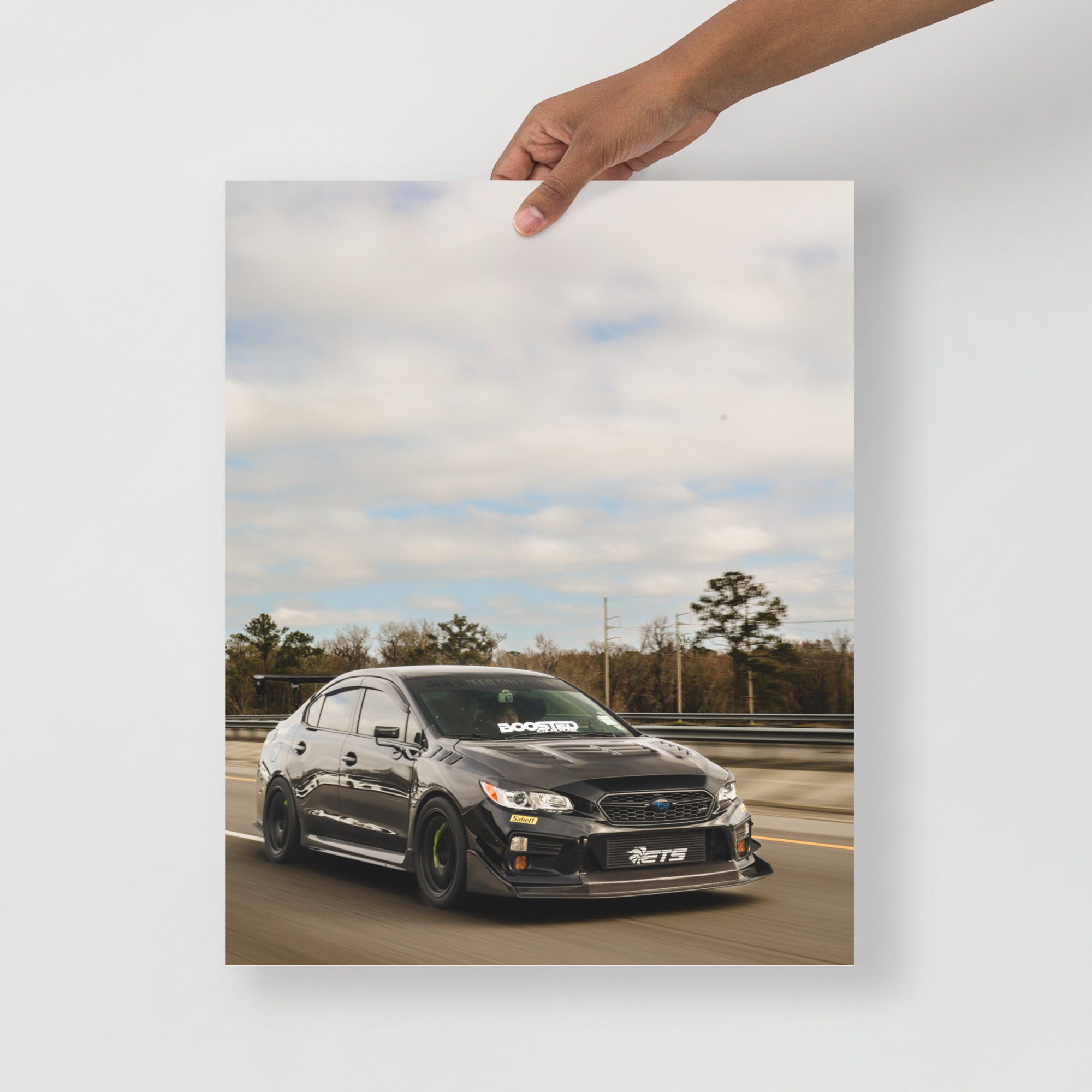 Black Subaru WRX Poster - Etsy