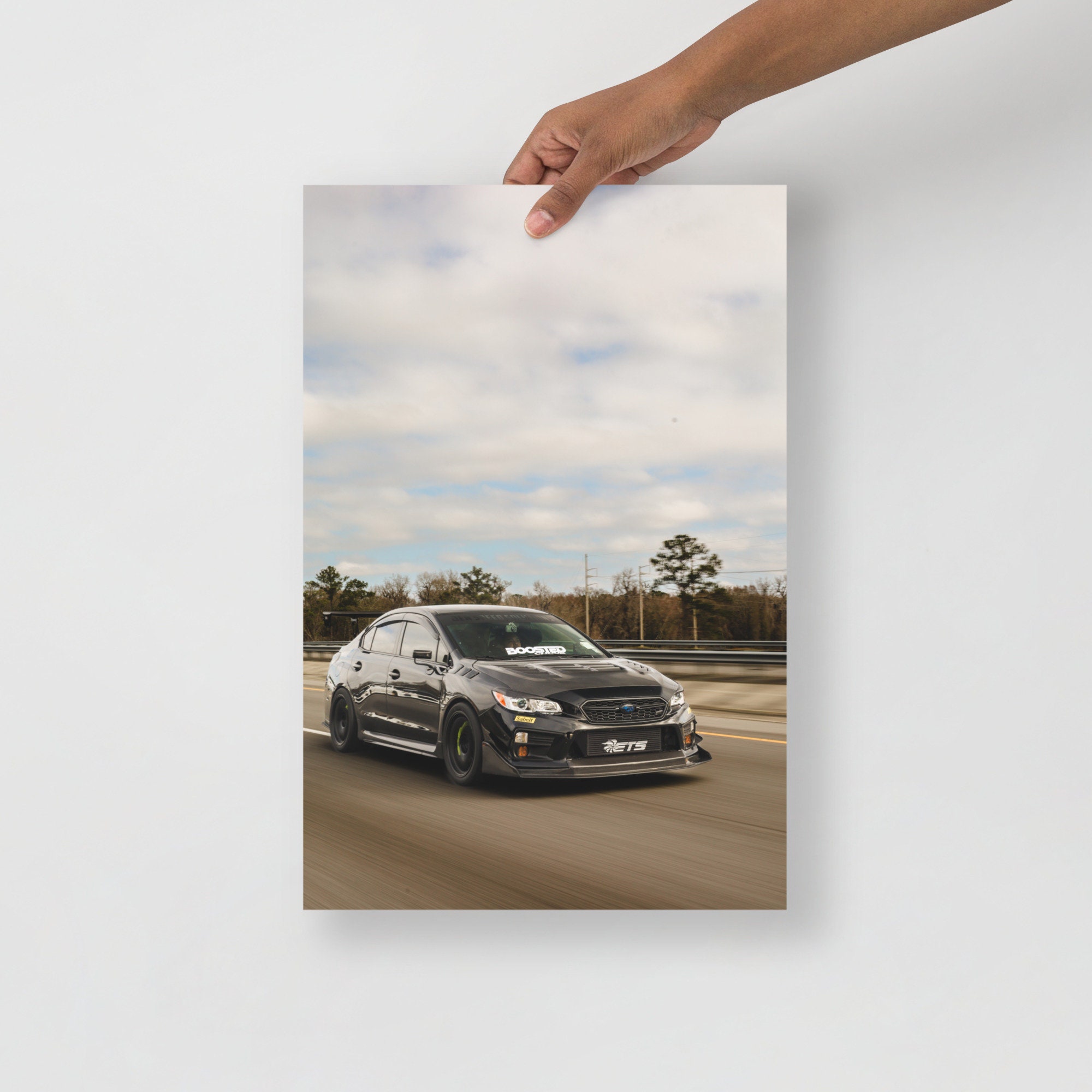 Black Subaru WRX Poster - Etsy
