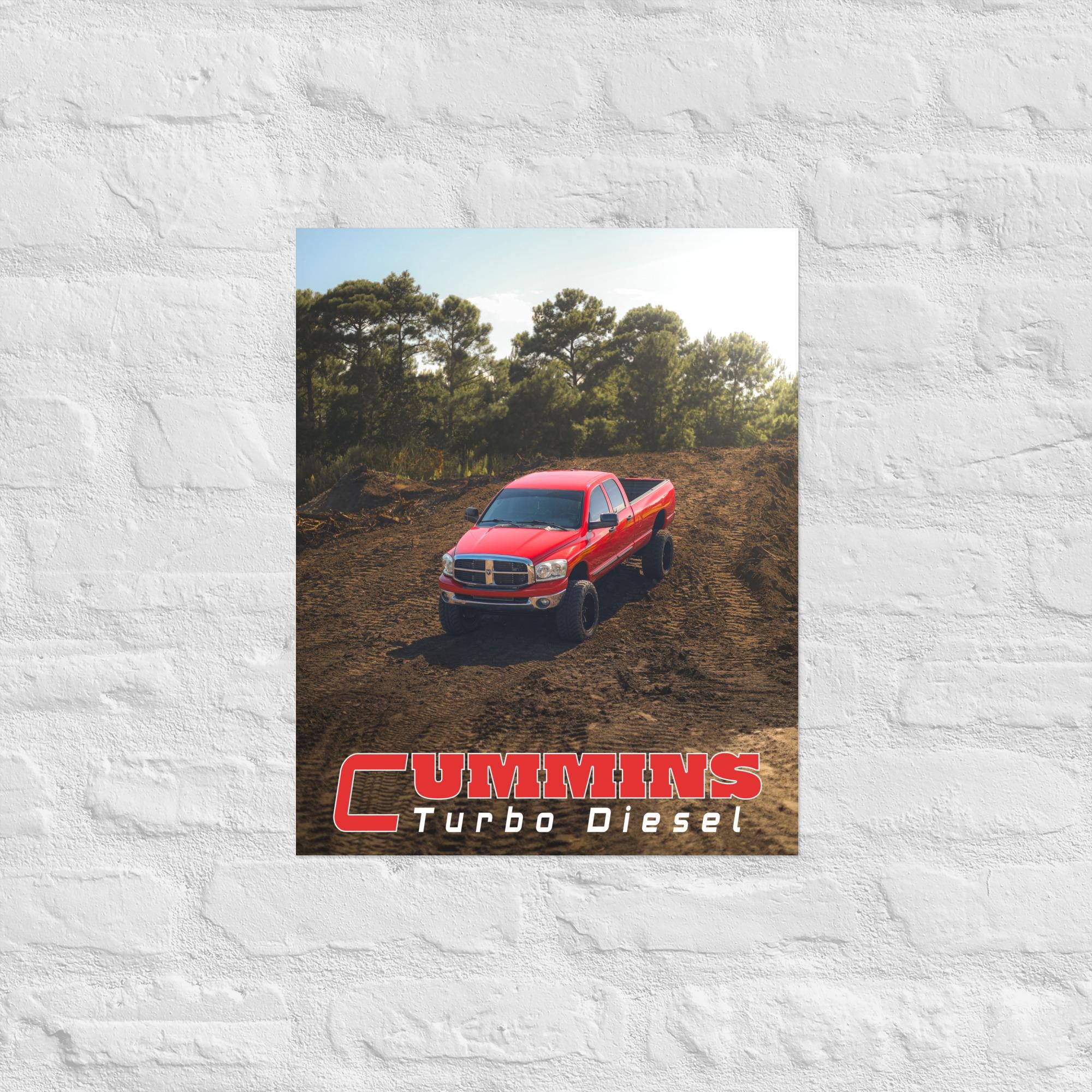 Cummins Turbo Diesel Truck Poster Automotive Wall Art - Etsy