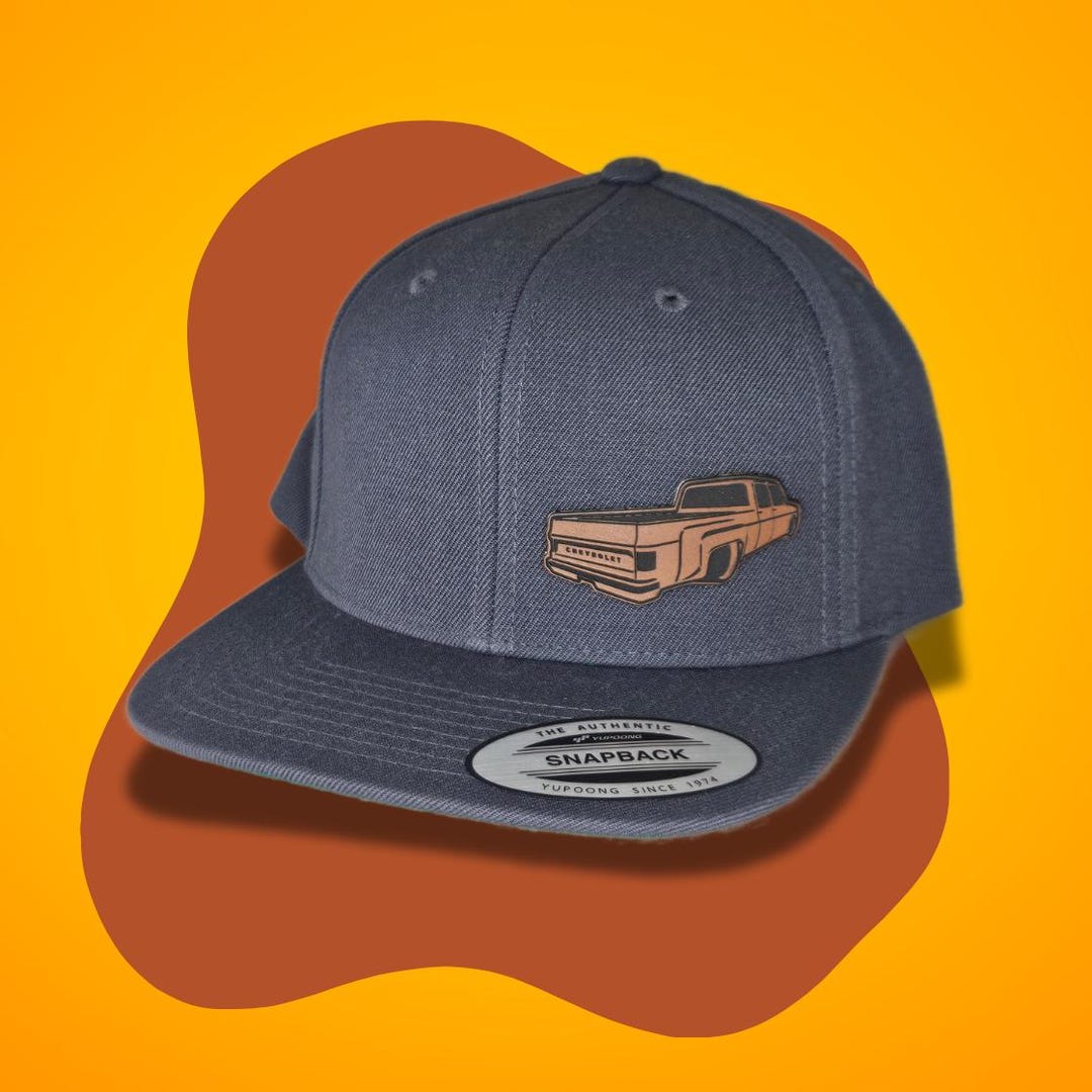 Custom Lowered Chevy Dually Hat - Laser Engraved Patch on Richardson ...