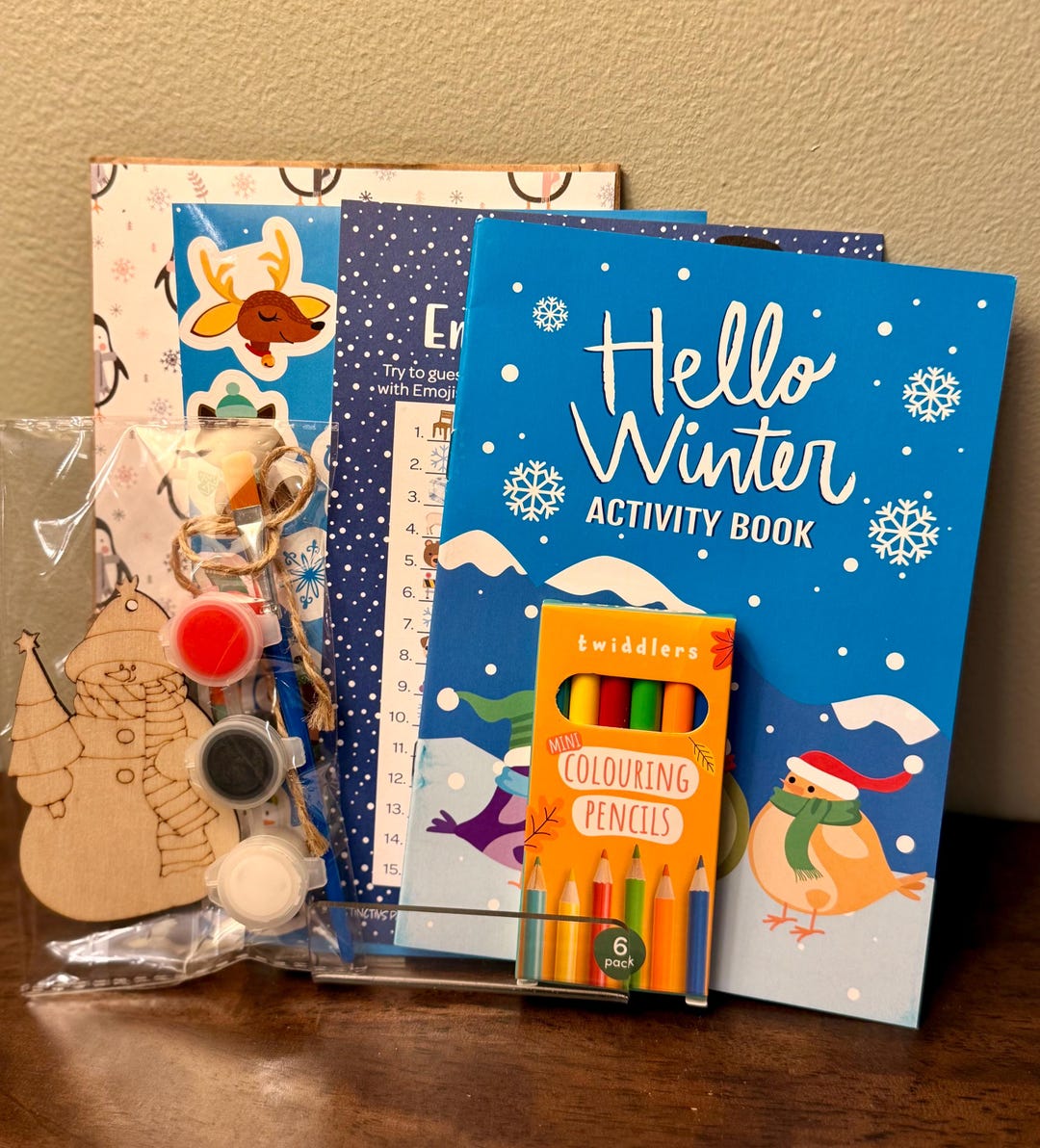 Winter Activity Packs for Kids - Etsy