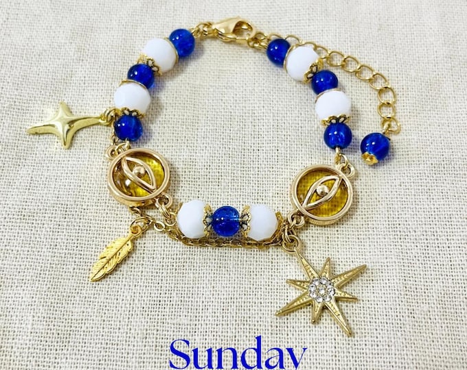 Sunday Bracelet Honkai Star Rail | Hsr Inspired Accessories | Gold ...