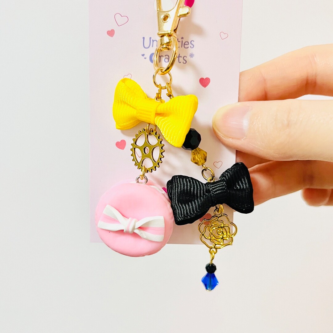 Navia Keychain/phone Charm Genshin Impact Inspired Accessories Rose ...