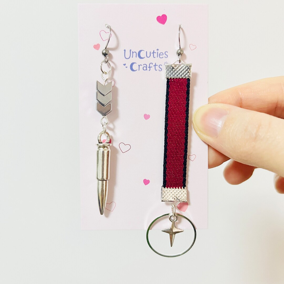 Boothill Earrings Honkai Star Rail Hsr Inspired Accessories Bullet ...