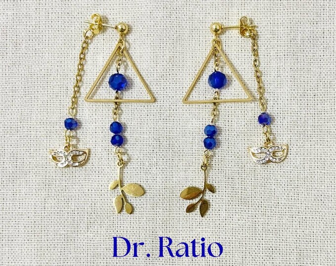 Dr. Ratio Earrings Honkai Star Rail | Hsr Inspired Accessories ...