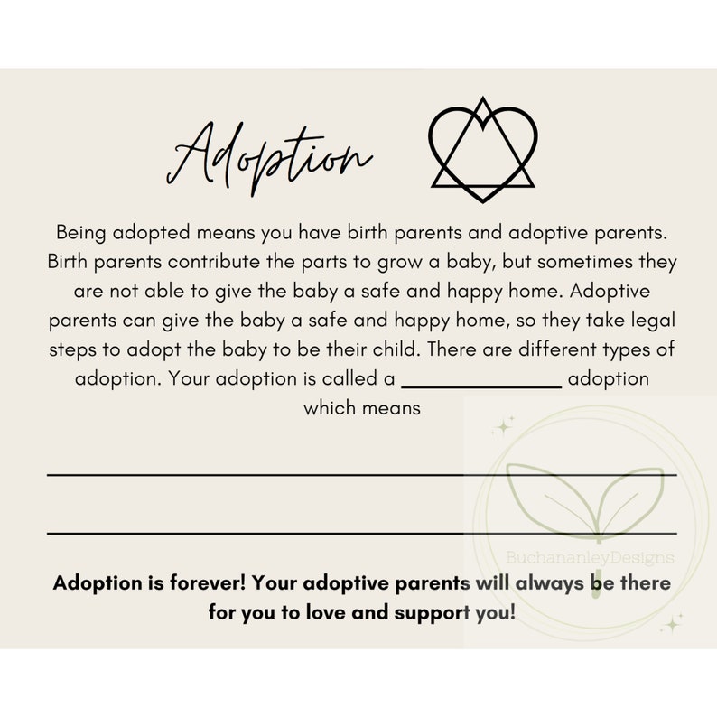 Adoption Scrapbook From Adoptive Parents to Child Foster Child Life ...