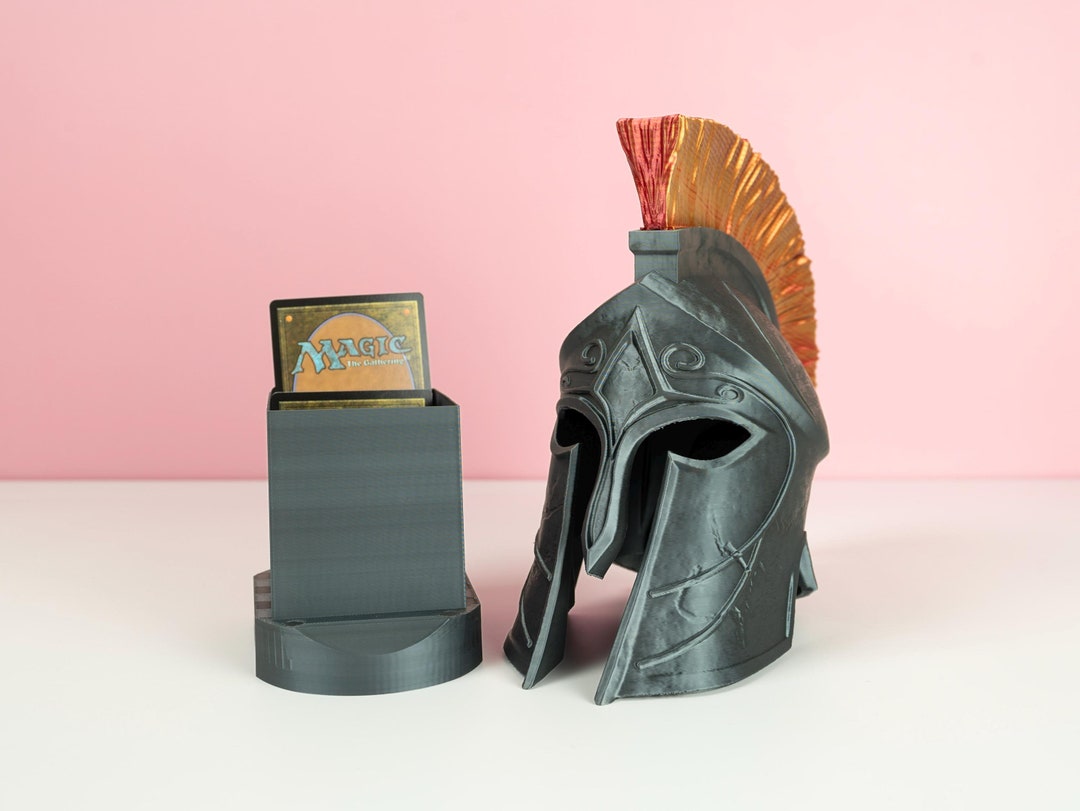 Spartan Helmet Deck Box – Magic the Gathering Gift | EDH Commander ...