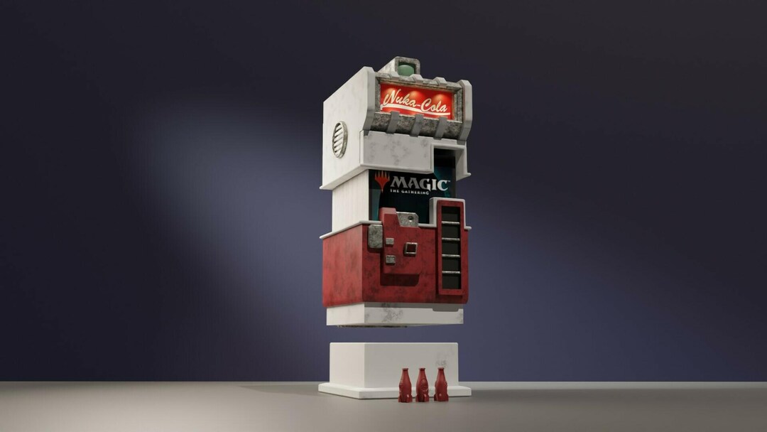 MTG Fallout Deck Box – Nuka-cola Machine Edition | Commander Compatible ...