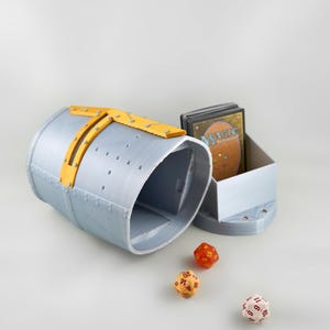 MTG Commander Deck Box 100+ Double Sleeved – Templar Knight Helmet Card ...