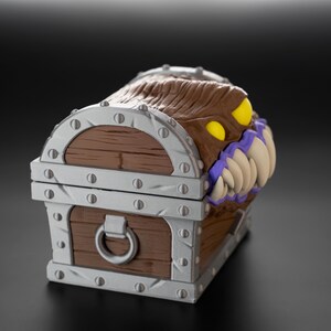 Mimic Chest Deck Box: Fantasy Card Storage (fits 100+ Double-sleeved ...