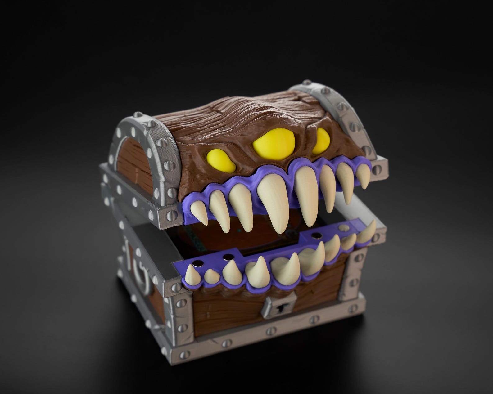 Mimic Chest Deck Box - 100+ Double-sleeved Card Storage - Etsy