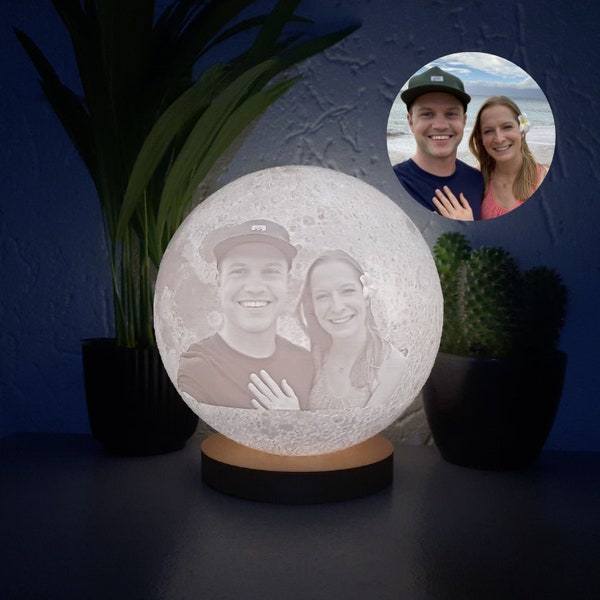 Moon Picture Lamp - Etsy