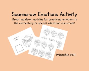 Rainbow Emotions Write the Room Activity, Kindergarten, Pre-k ...