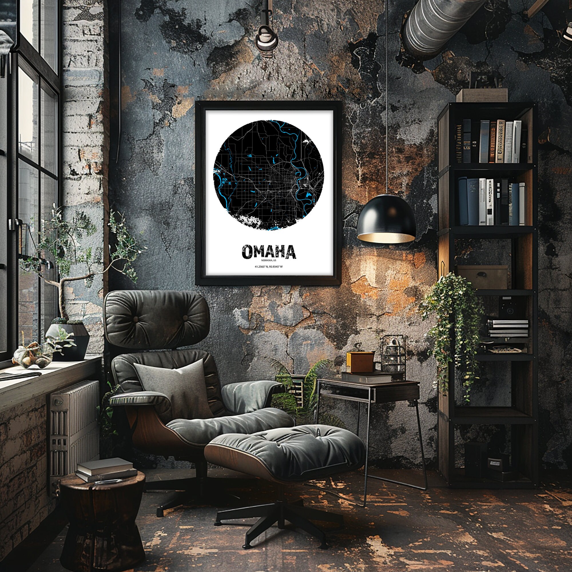 Omaha Map, Minimalist Map, Omaha Print, Omaha Map Poster, Omaha Art ...