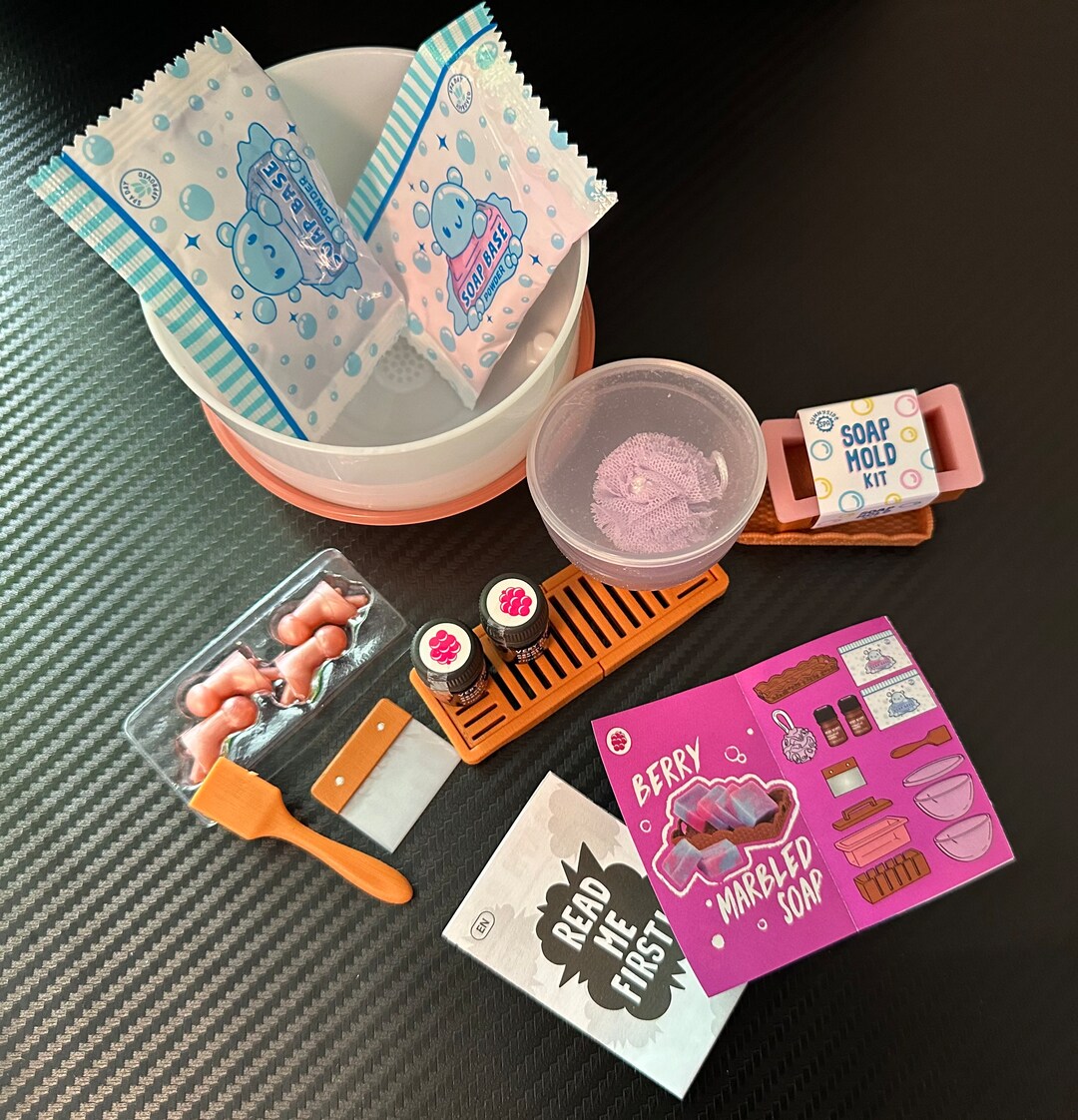 Miniverse BERRY MARBLED Soap Make It Mini Spa Series 1 - Etsy